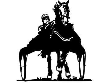 Harness Racing Svg Horse Sport Svg Horse Racing Svg - Etsy