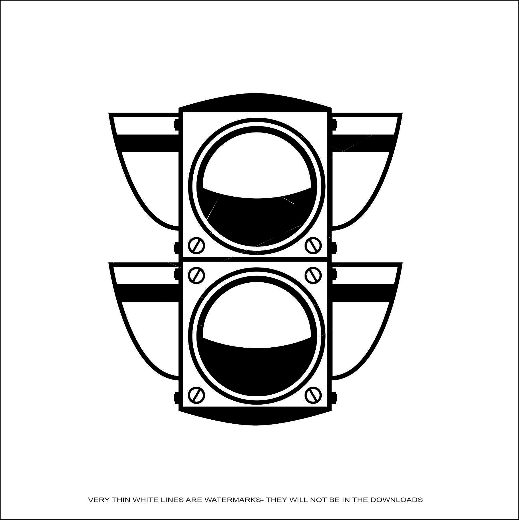 Caution Light Traffic Flashing Warning Emergency Amber Yellow Red Icon ...