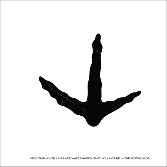 Turkey Tracks Clipart