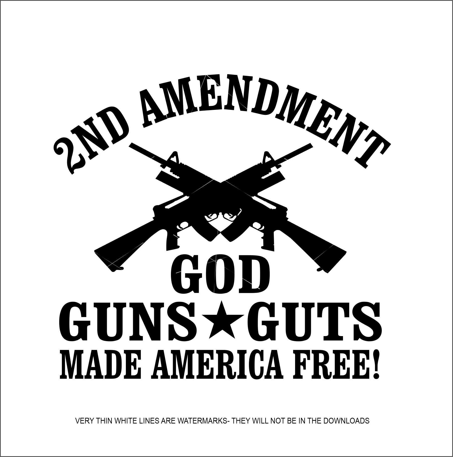 3rd Amendment Clipart Black And White
