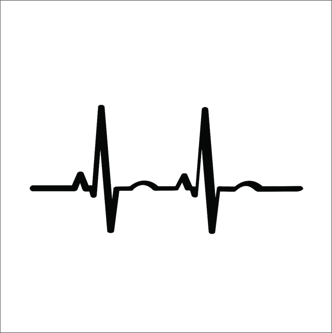 Pulse Symbol Heart Rate Symbol Pulse Human Heart Beat = Heartbeat ...