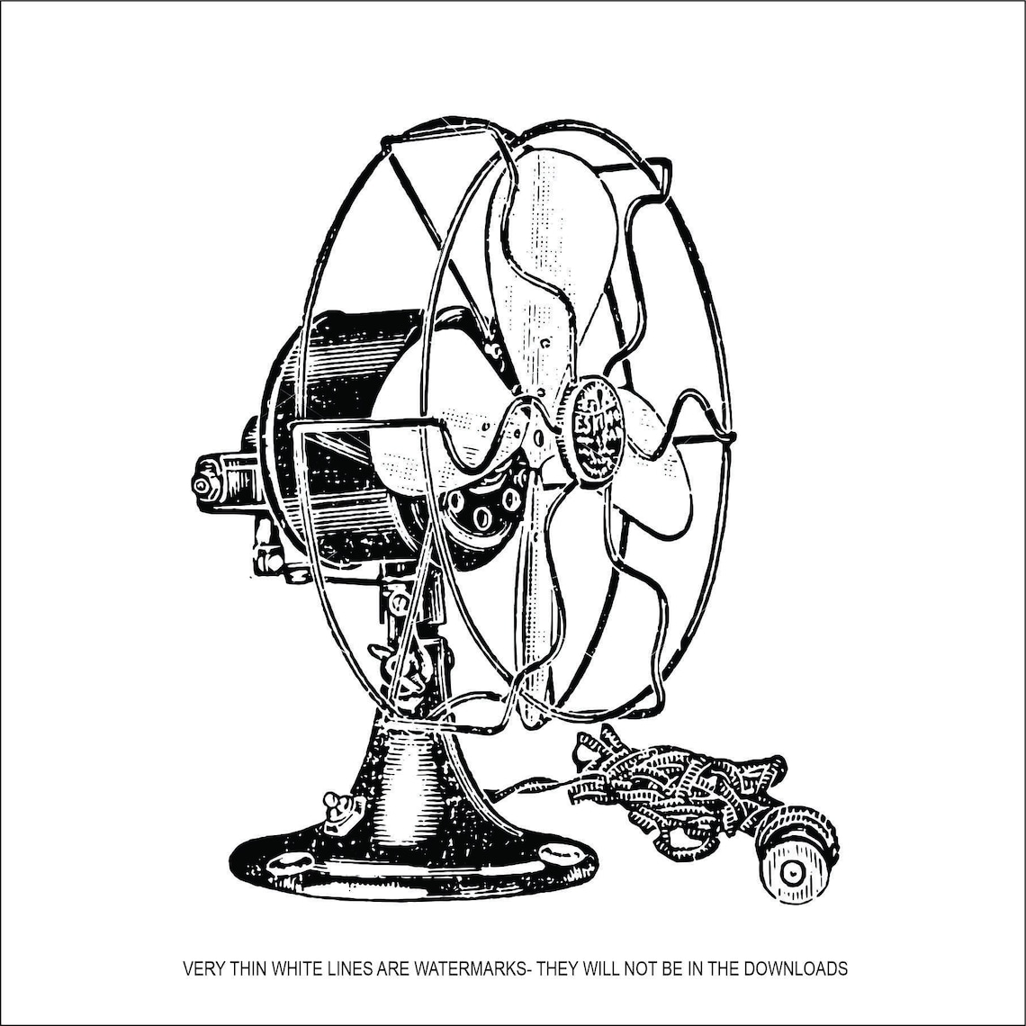 Antique Oscillating Table Rotating Fan Art Deco Cool Breeze | Etsy