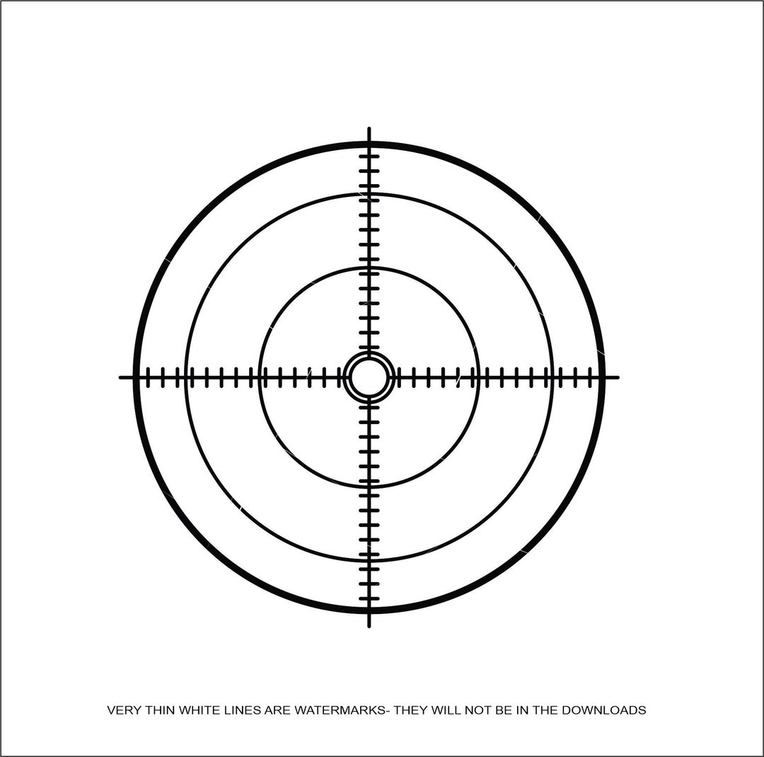 Circle Target #2 Shooting Sight Focus Snipe Gun Arrow Aim Eye Sniper ...