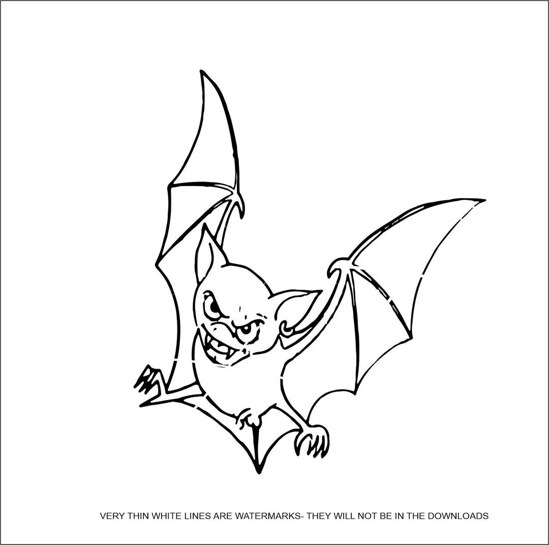 BAT Angry Mad Flight Open Wings Fly Glide Mammals Dracula Vampire ...