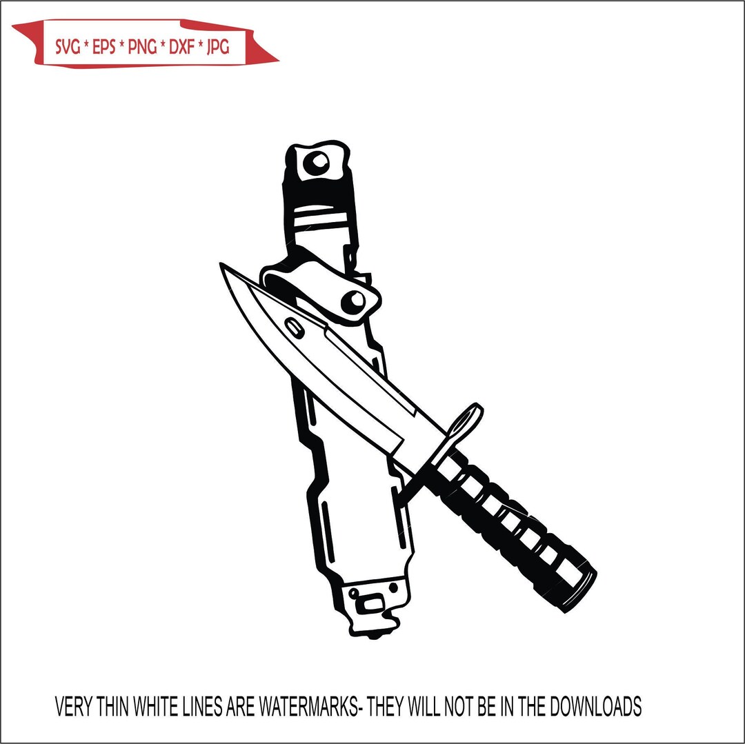 Knife Dagger Blade Sheath Sleeve Cut Survival Cutlery Stab Hunting ...