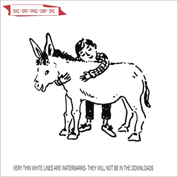 Donkey Love To Give Hugs