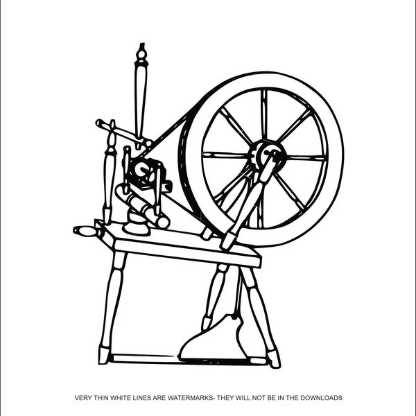 Hoj Spinning Wheel Png - Etsy