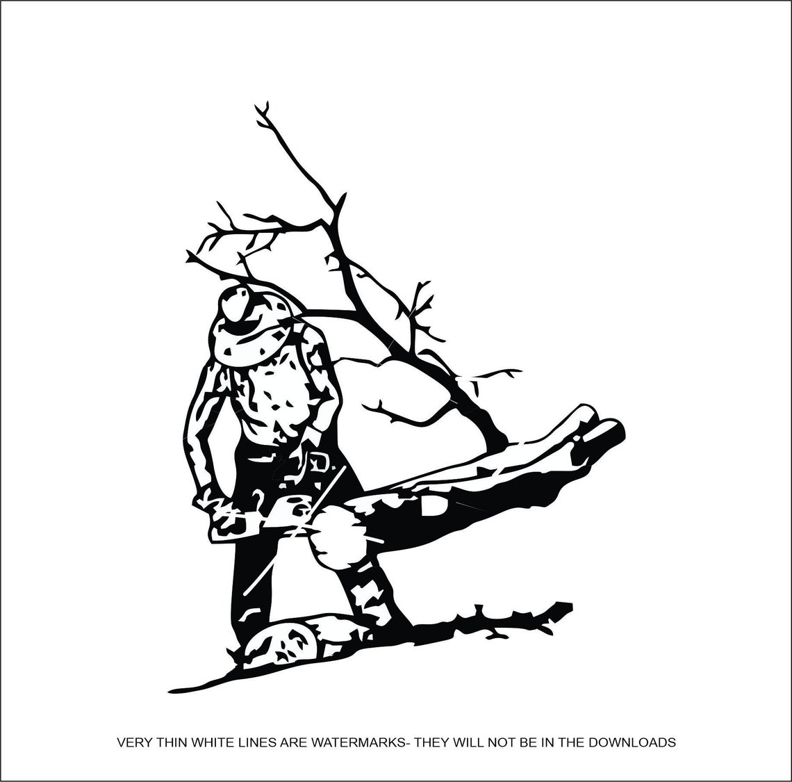 Lumberjack Man Forest Tree Axe Power Saw Mill Lumber Tool Chop - Etsy