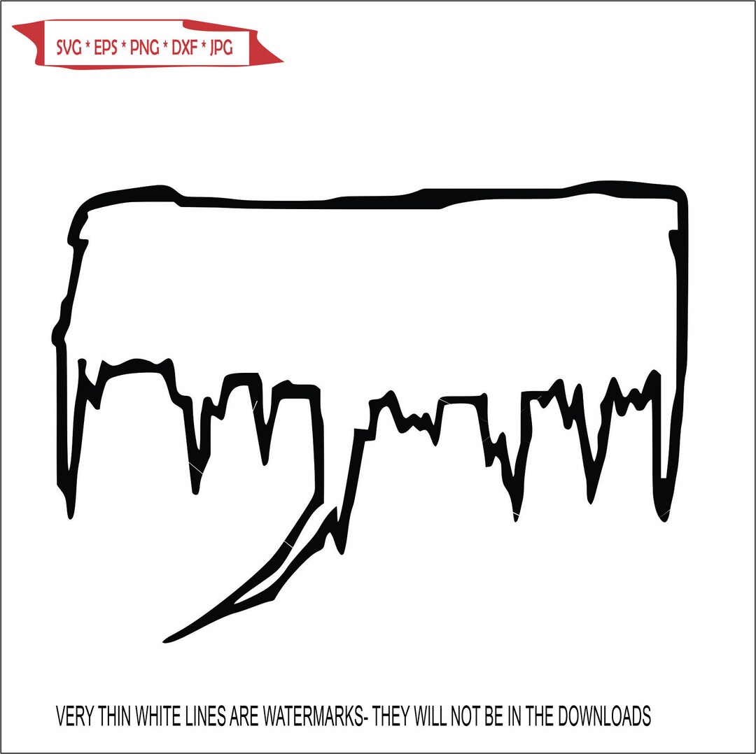 Ice Banner Bloody Add Name Text Frame Scrapbook Message Advertisement ...