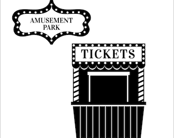 Carnival Ticket Svg - Etsy