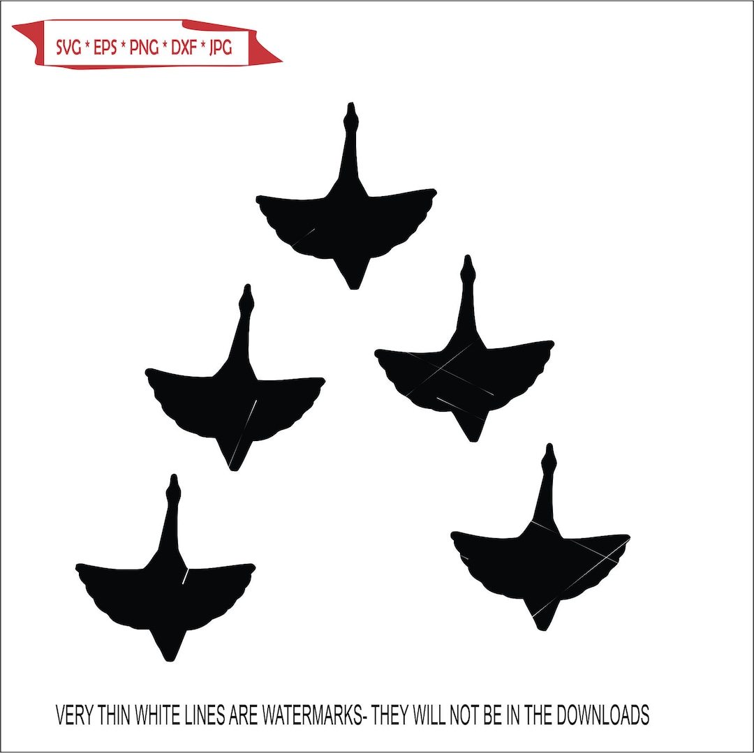 Geese in Flight Formation Flying V Goose Waterfowl Species Migratory ...