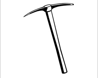 Miner Pick Axe Svg - Etsy