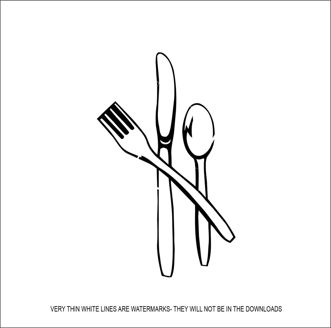 Fork Knife Spoon Silverware Flatware Utensils Tool Food Kitchen Eating ...