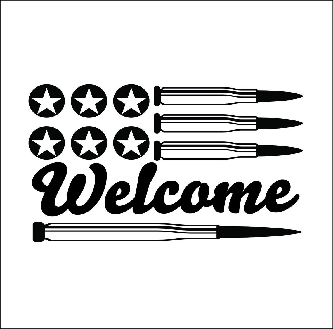 Bullets Made Into a Flag Weapon Protection 2nd Amendment - Etsy