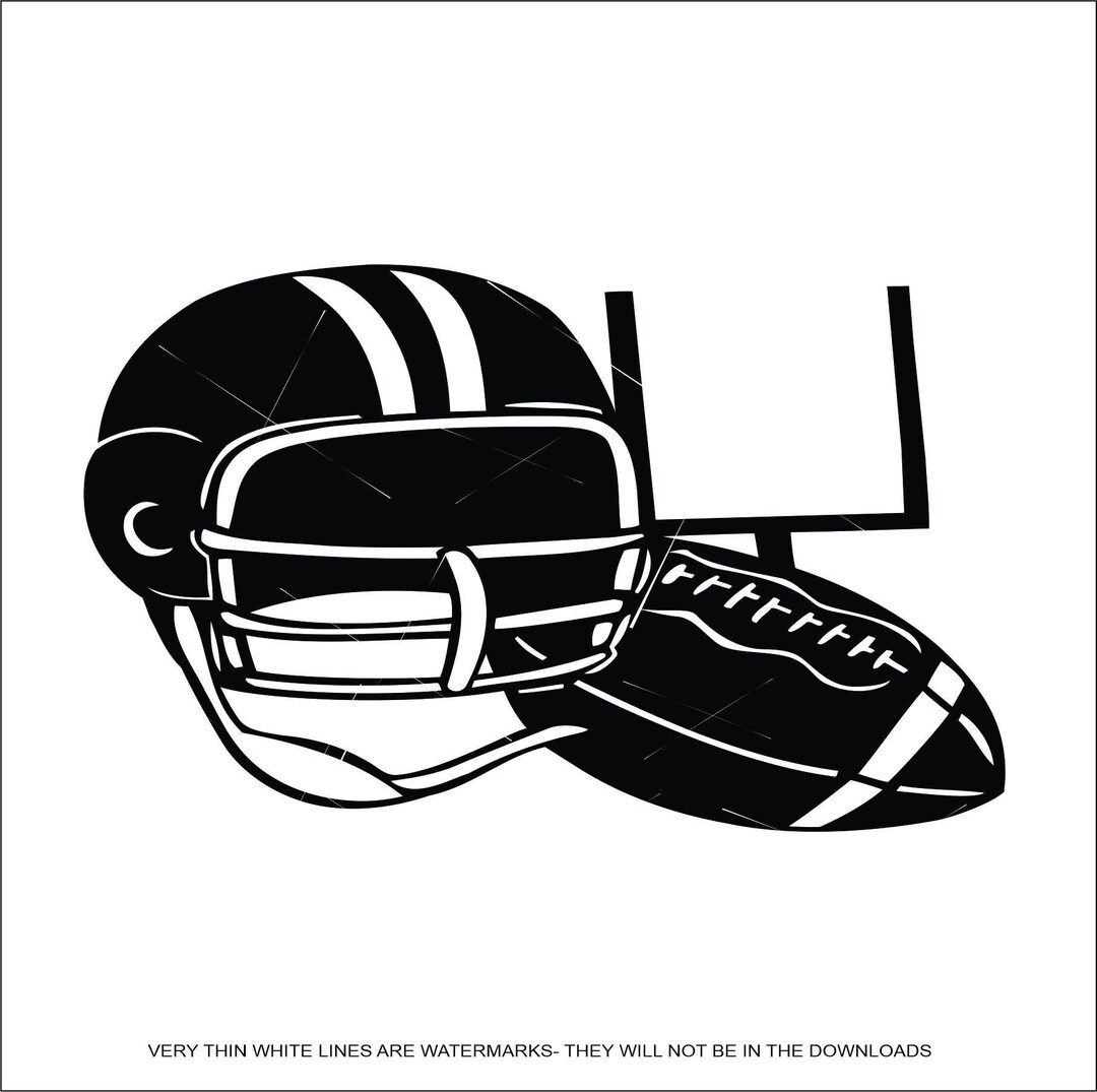 Football Helmet Goal Score Post School Sports Arena Field Team Fan Pro ...