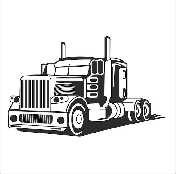 How To Draw A 18 Wheeler Step By Step