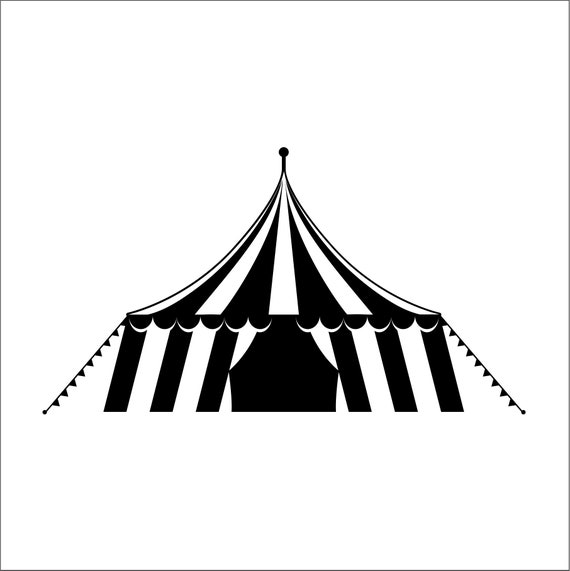 Canopy Tent Big Top Circus Animals Carnival Amusement Park | Etsy