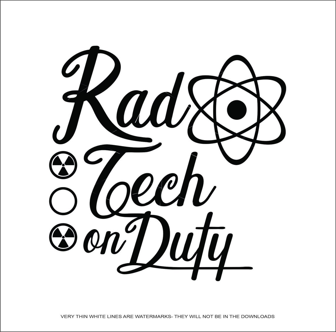 Rad Radiologist Tech on Duty Microscope Medical Lab Doctor - Etsy