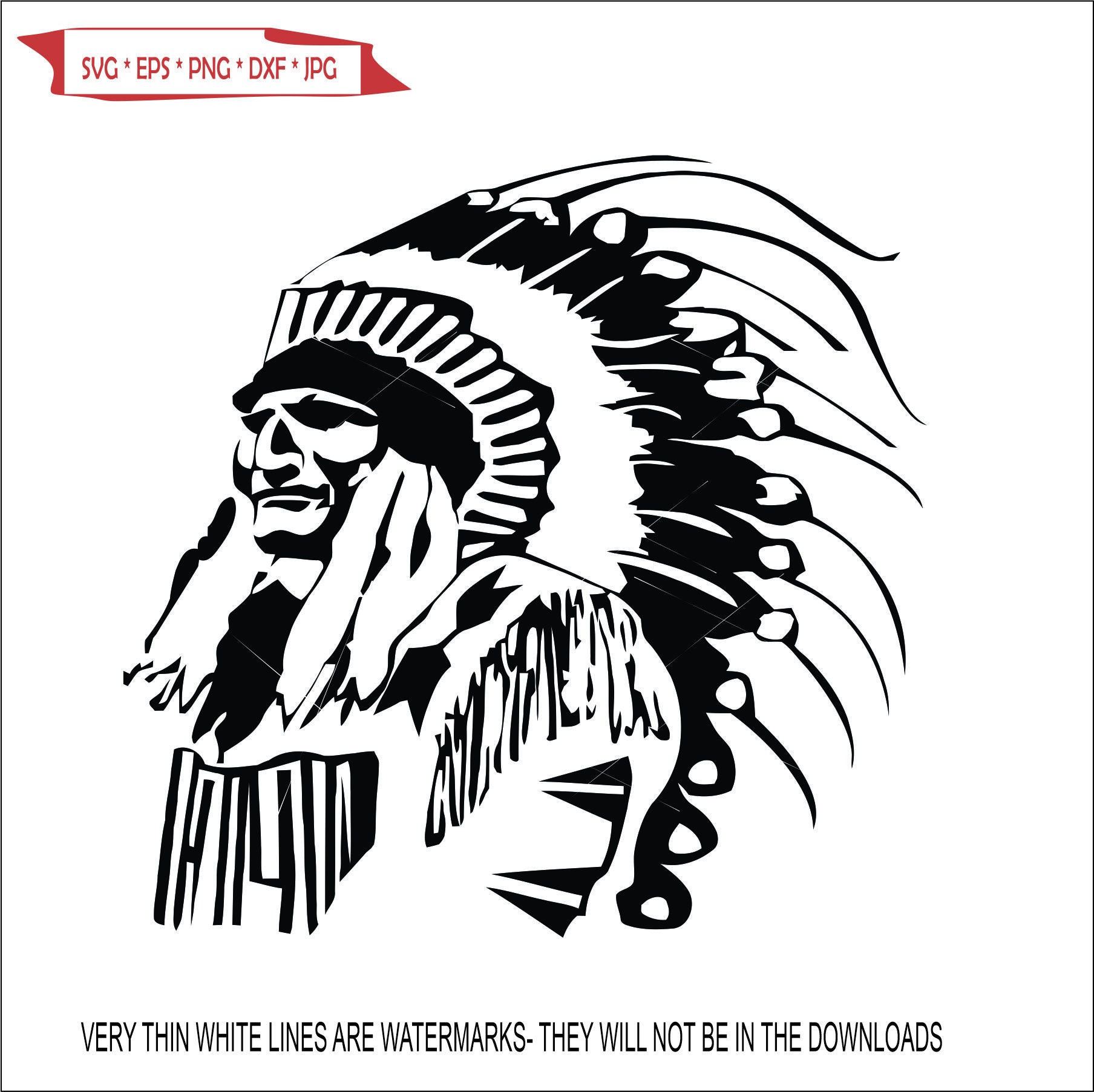 Indian Chief Bonnet Indian Headdress War Worn Man Chief Jewelry Feather ...