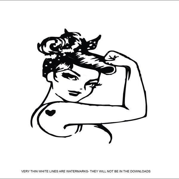 Muscle Girl - Etsy