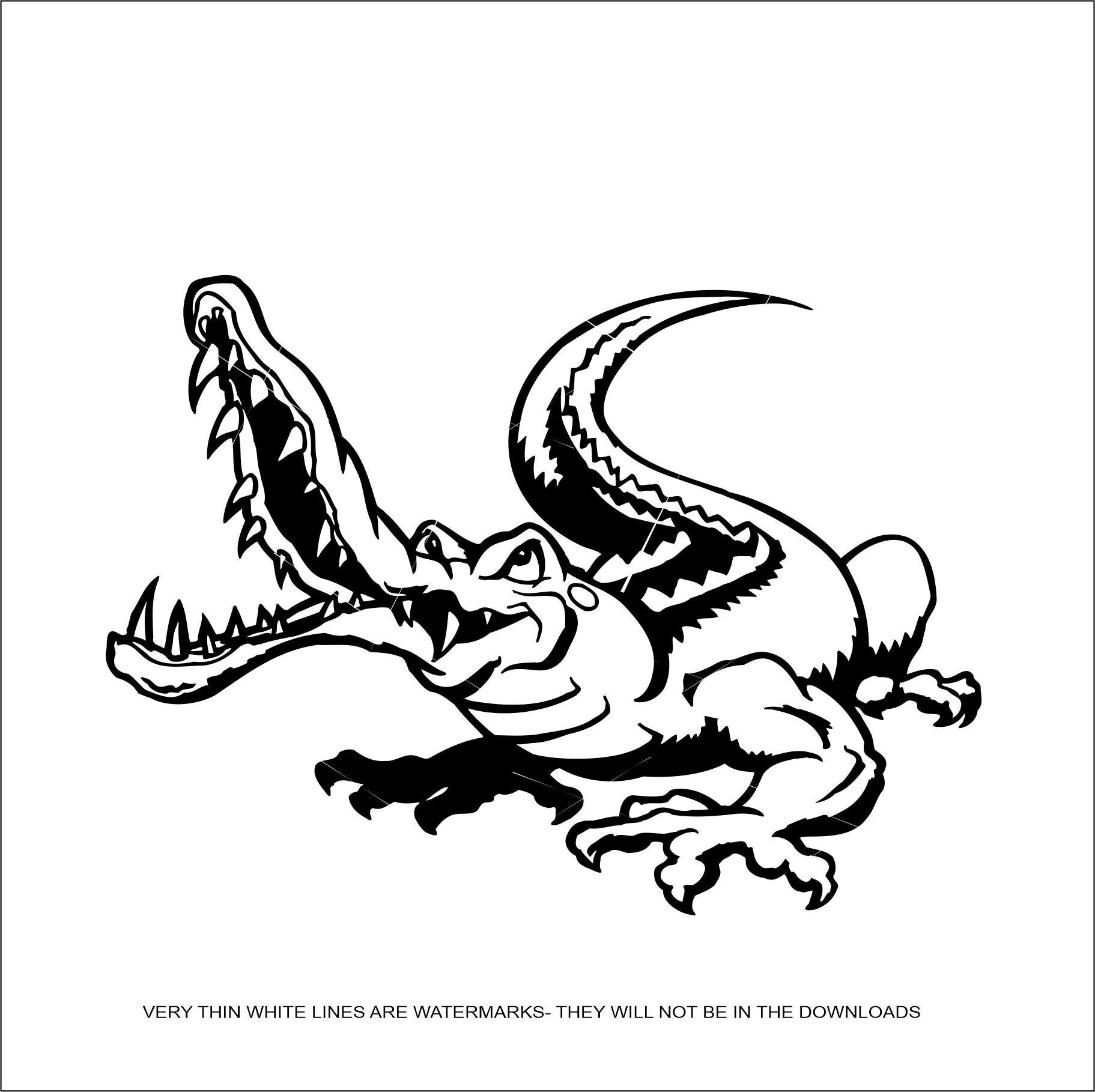 Alligator Mouth Clip Art