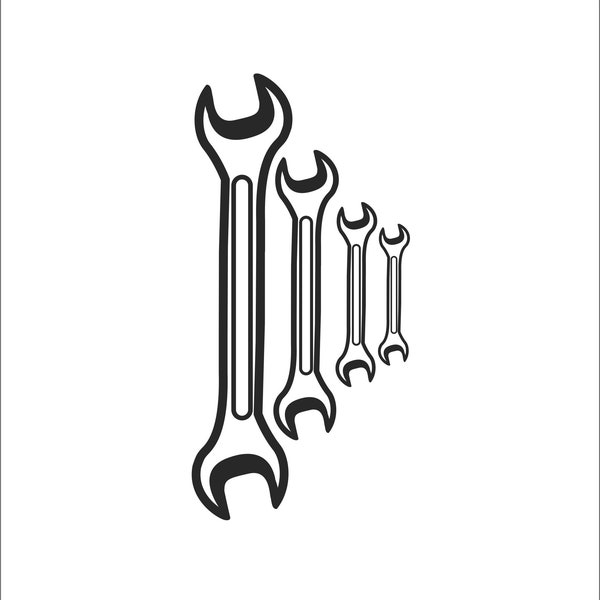 Torque Wrench Svg - Etsy