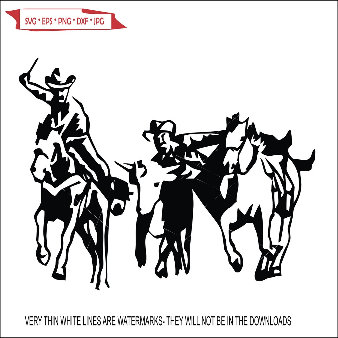 Rodeo Cattle Team Roping #2 Calf Rope Heeler Steer Horse Equine Arena ...