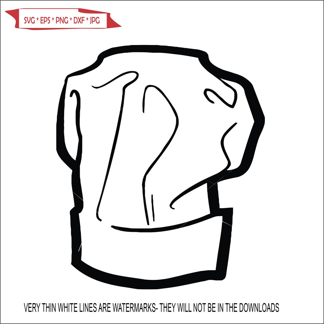 Chef Hat Toque Food Cook Restaurant Hotel Baker Professional Uniform ...