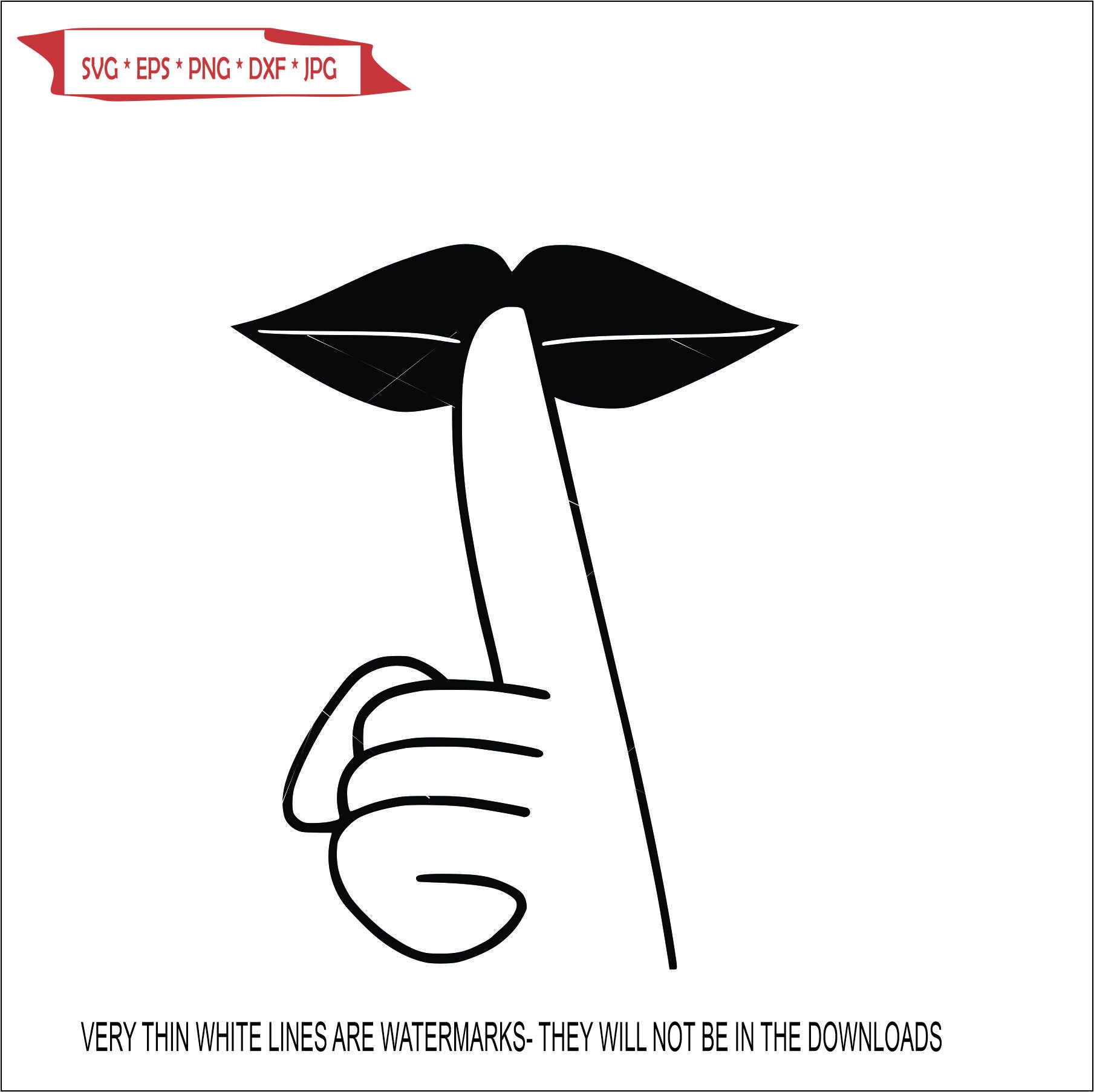 Hush With Finger Rock