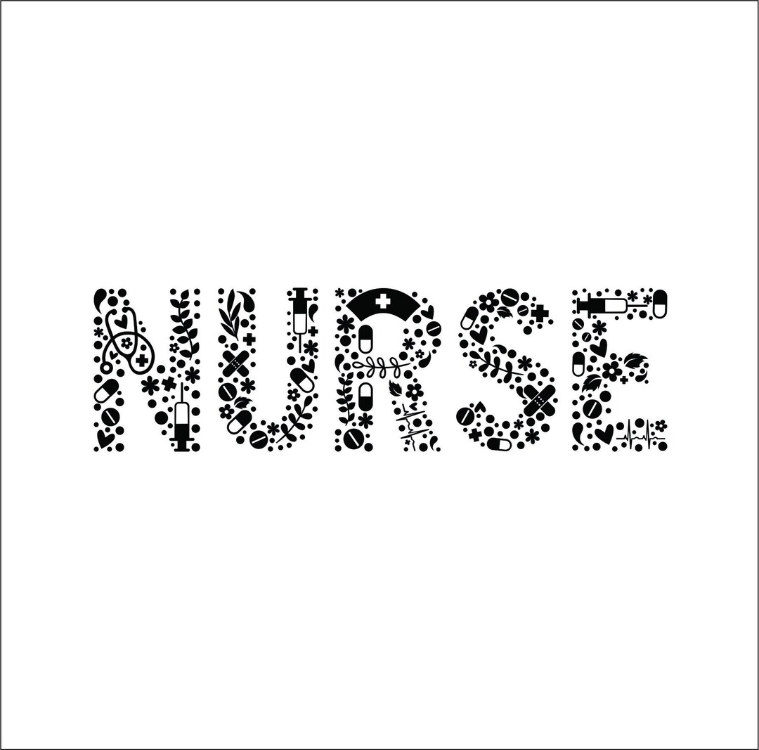 Unique Nurse Letters Made From Pills Needle Band-aid Hearts Cross Leaf ...