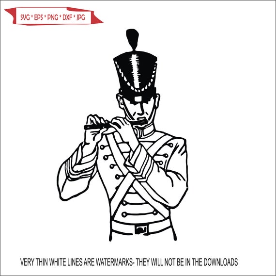 Marching Band Flute Silhouette