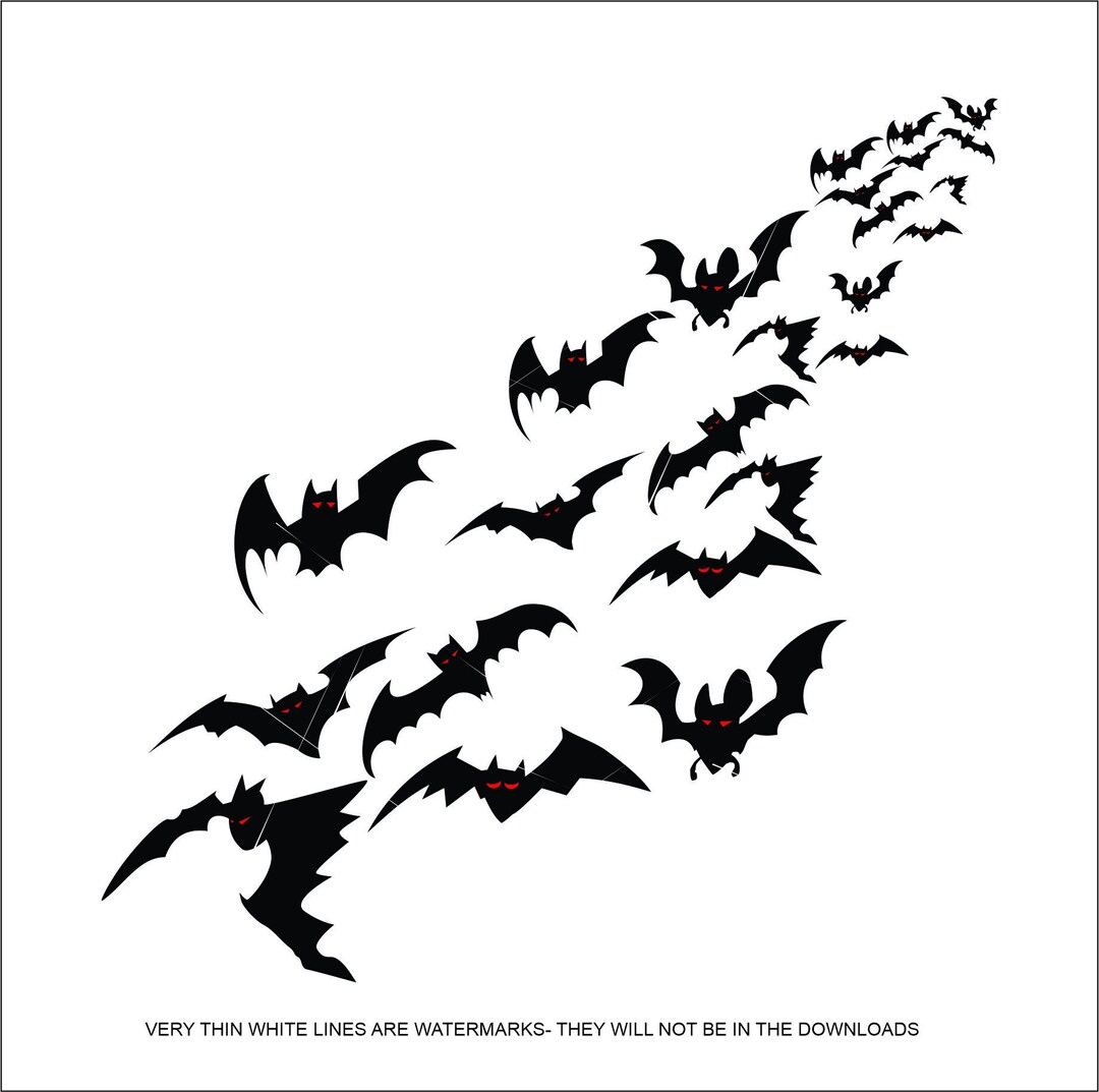 Bats Hibernating Clipart