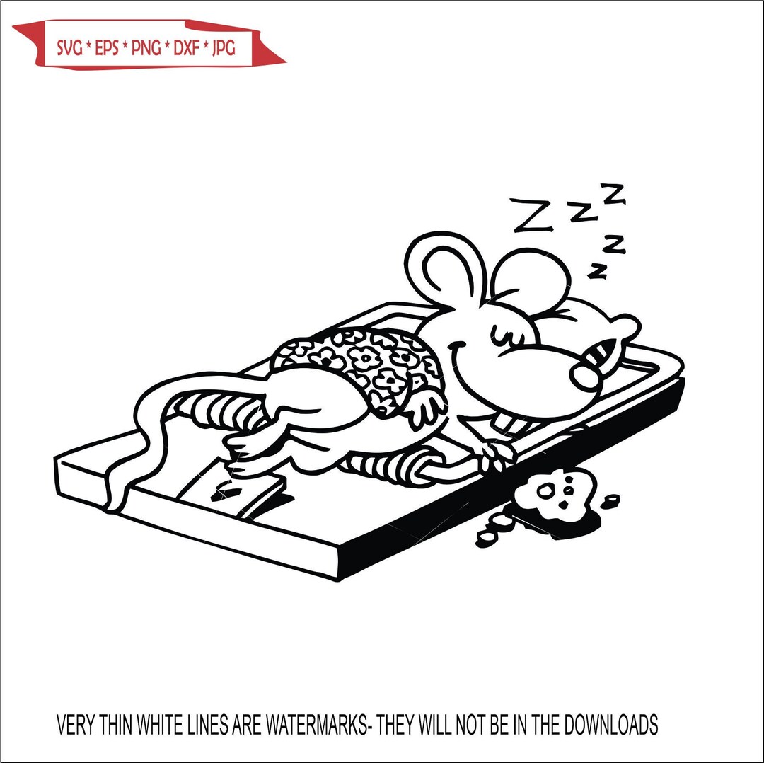 Rat Mouse Sleeping Mouse Trap Zz's Snoring Mammal Furry Rodent Animal ...