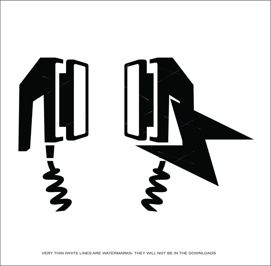 Heart Paddles Electric Shock Defibrillators Heart Stops Arrhythmia ...