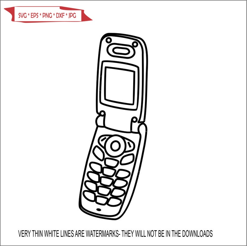 Flip Cell Phone Cellular Prepaid Vintage Mobile Telphone Communication ...