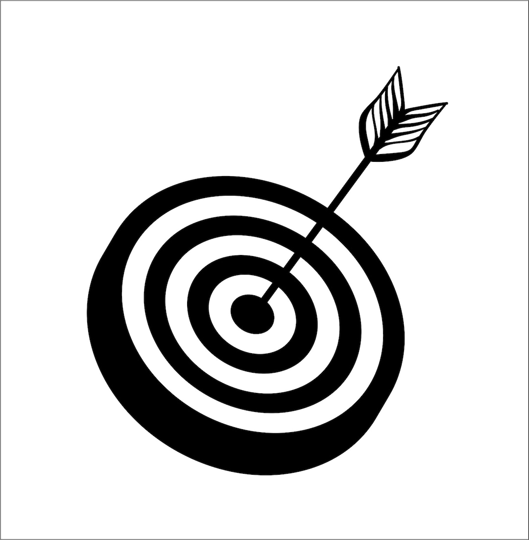 Arrow Target Shooting Tree Hunting Archer Archery Bow Bowman Practice Cut Print Design Image Clipart Digital Download Eps dxf png jpeg svg Etsy UK