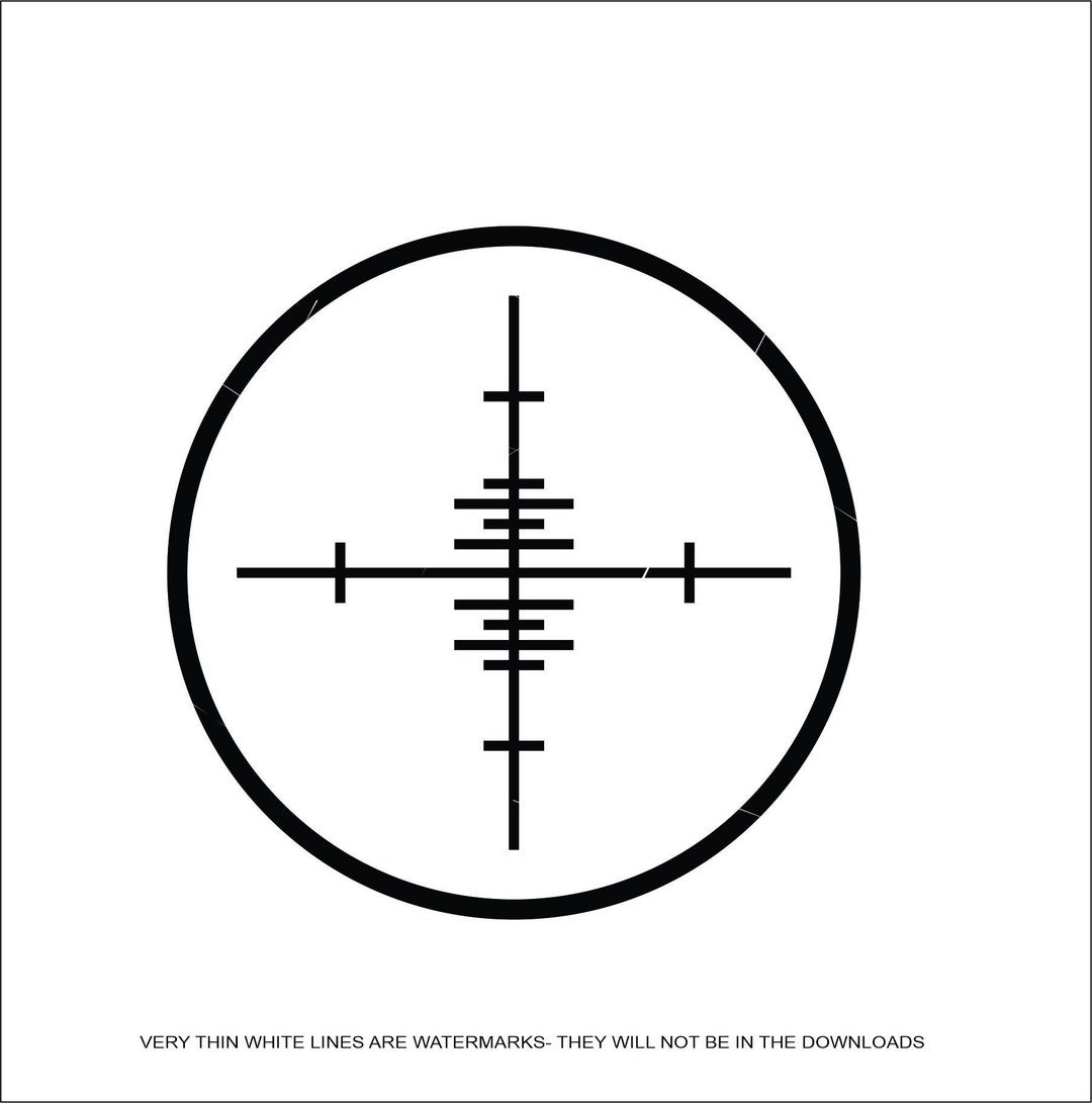 Circle Target Shooting Sight Focus Snipe Gun Arrow Scope Eye Sniper ...