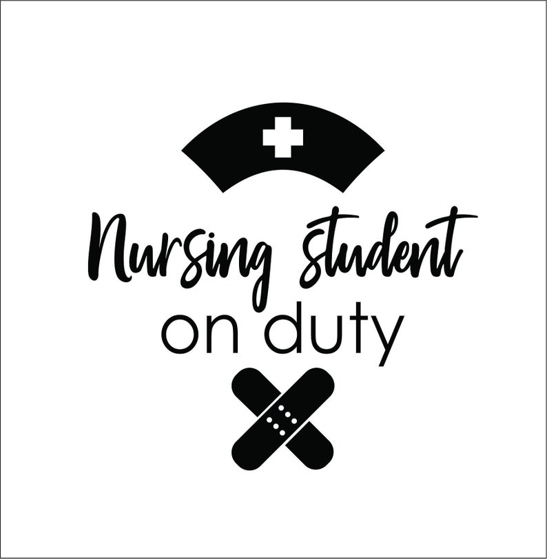 Nursing Student on Duty Band-aids Medical Doctor Nurse | Etsy