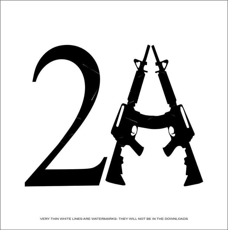 2A 2nd Amendment Protect Rifle USA Gun Firearm American Weapon - Etsy