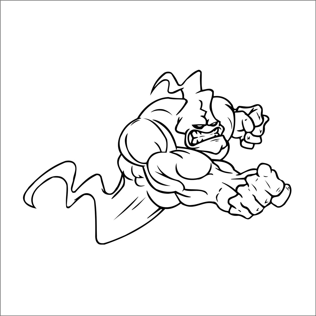 Ghost With Wrestling Muscle Arms Ready to Fight * Folklore Fantasy ...