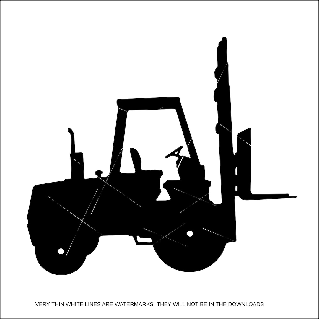 Simple Fork Lift Forklift #3 Move Materials Distances Construction ...