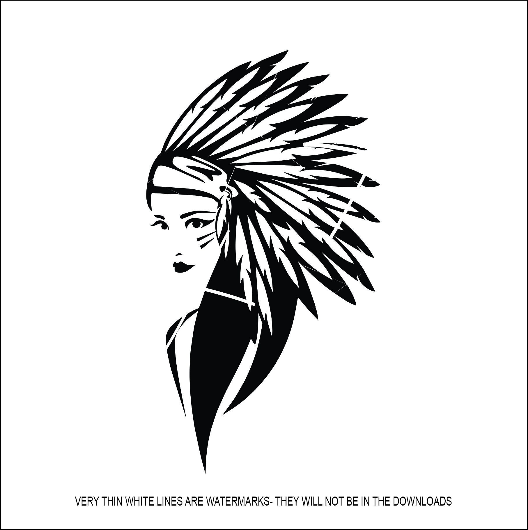 Native American Girl Tumblr Drawing