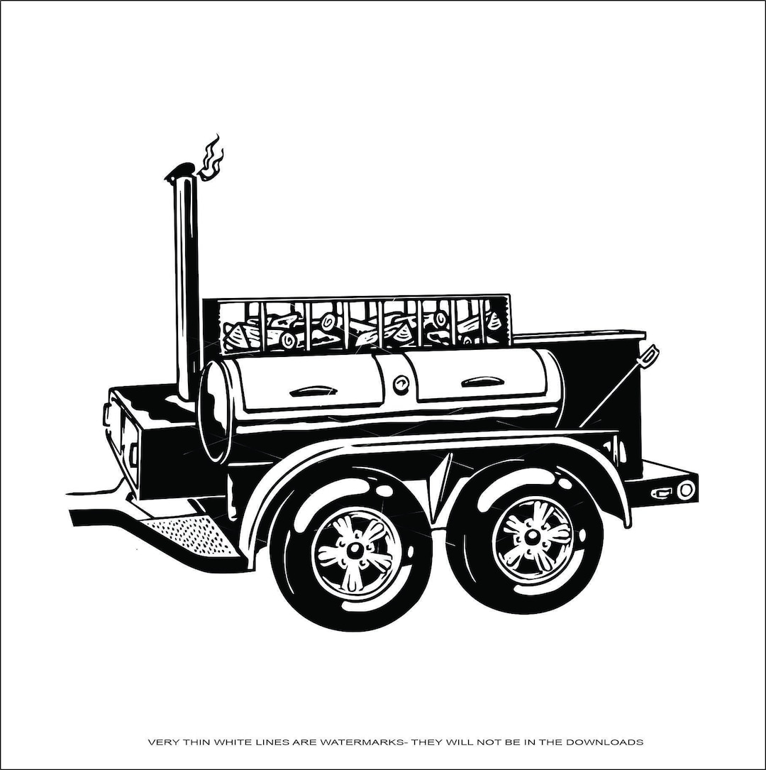 Smoker BBQ Barbeque Wood Grill Smoke Culinary Cookout Grilling Food ...