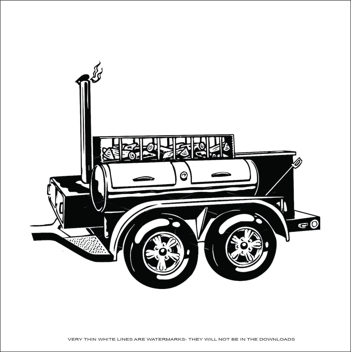 Smoker BBQ Barbeque Wood Grill Smoke Culinary Cookout Grilling Food ...