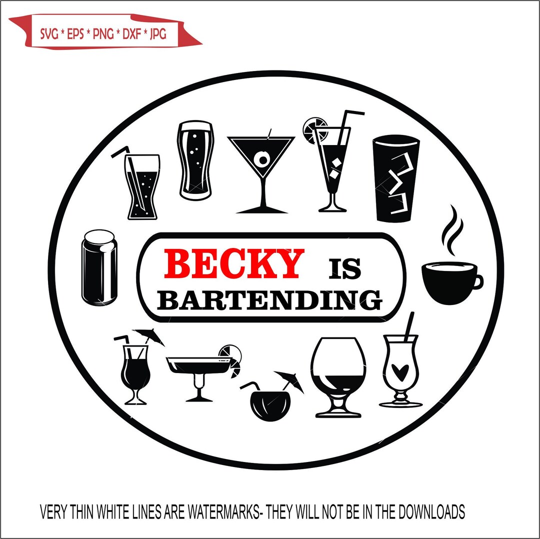 Add Name Who is Bartending Job Liquor Drinks Shot Glass Cocktails ...