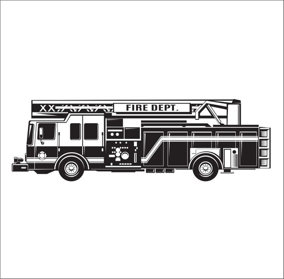 Fire Safety Clip Art Black And White
