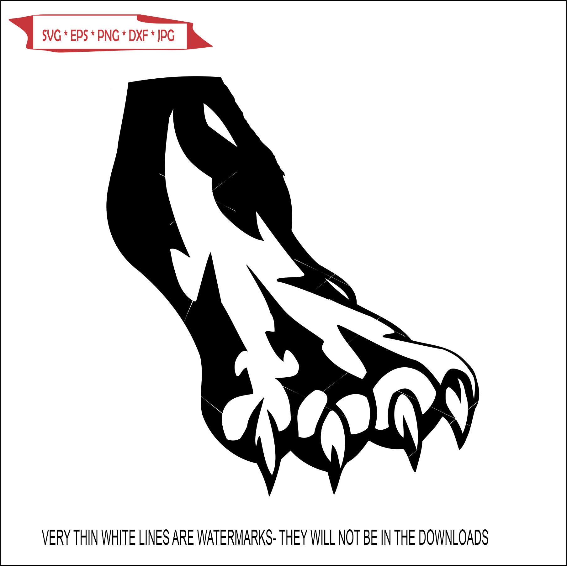 Panther Paw Claw Marks