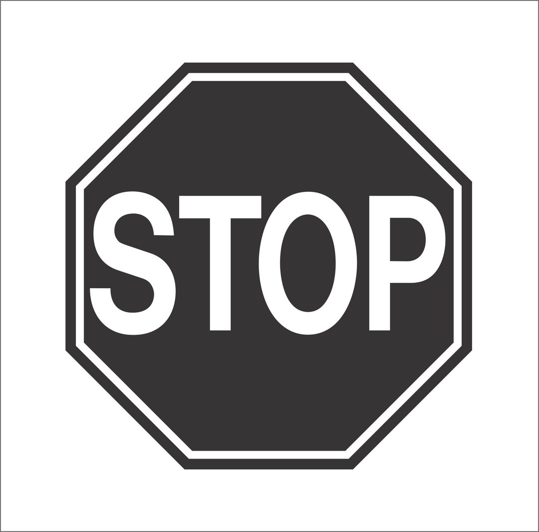Stop Sign Halt Traffic Sign Notify Drivers Vehicles Road Traffic ...