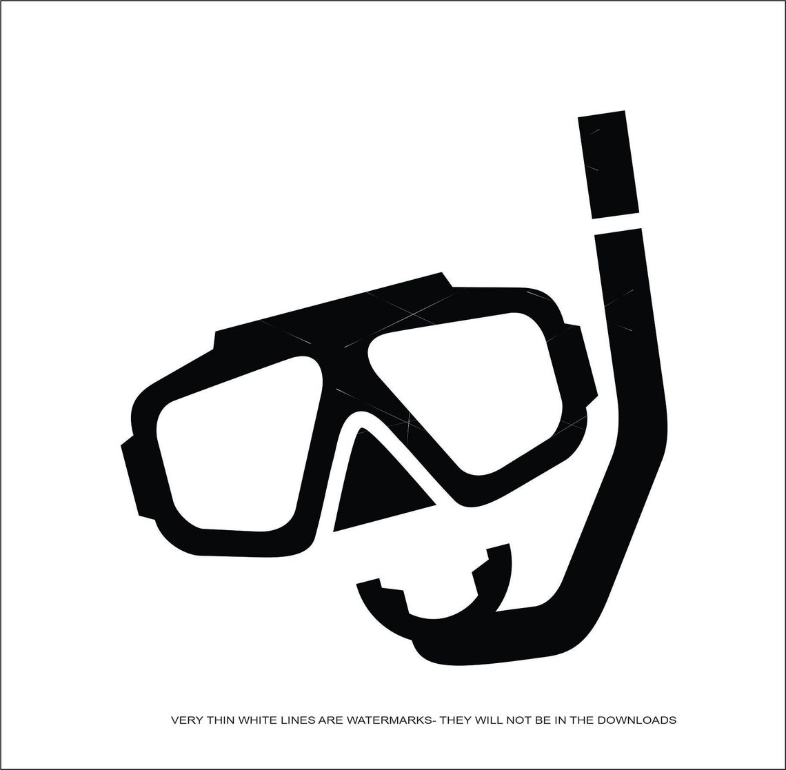 Snorkeling Gear Snorkel Mask Goggles Ocean Scuba Diving Water - Etsy