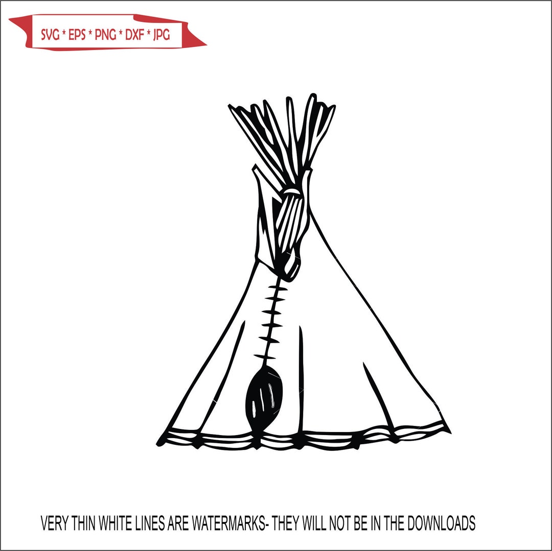 Tepee Scratch Flap Knock Native American Earth Home Lodge Tipi Tent ...